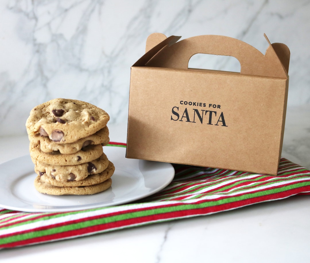 Cookies for Santa Treat Box, Cookie Box, Santa's Cookies, Christmas ...