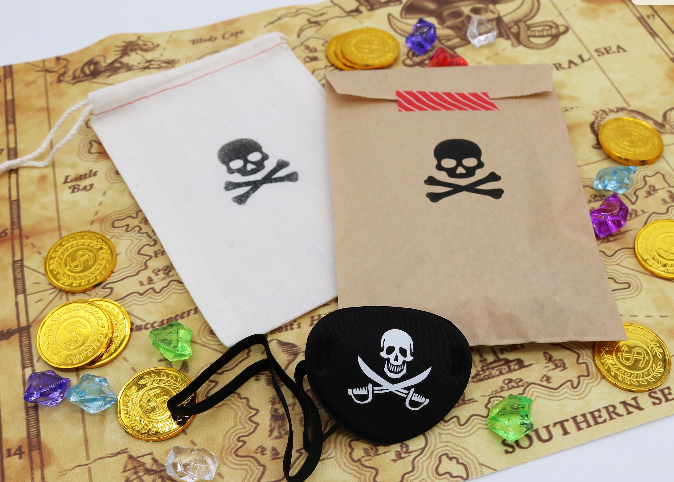 Pirate Goodie Bag Pirate Party Favor Kids Favor Bag Pirate - Etsy España