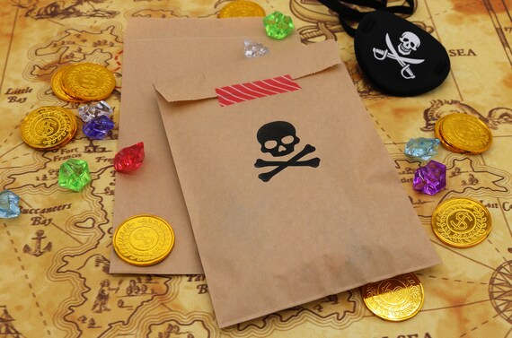 Pirate Goodie Bag Pirate Party Favor Kids Favor Bag Pirate | Etsy