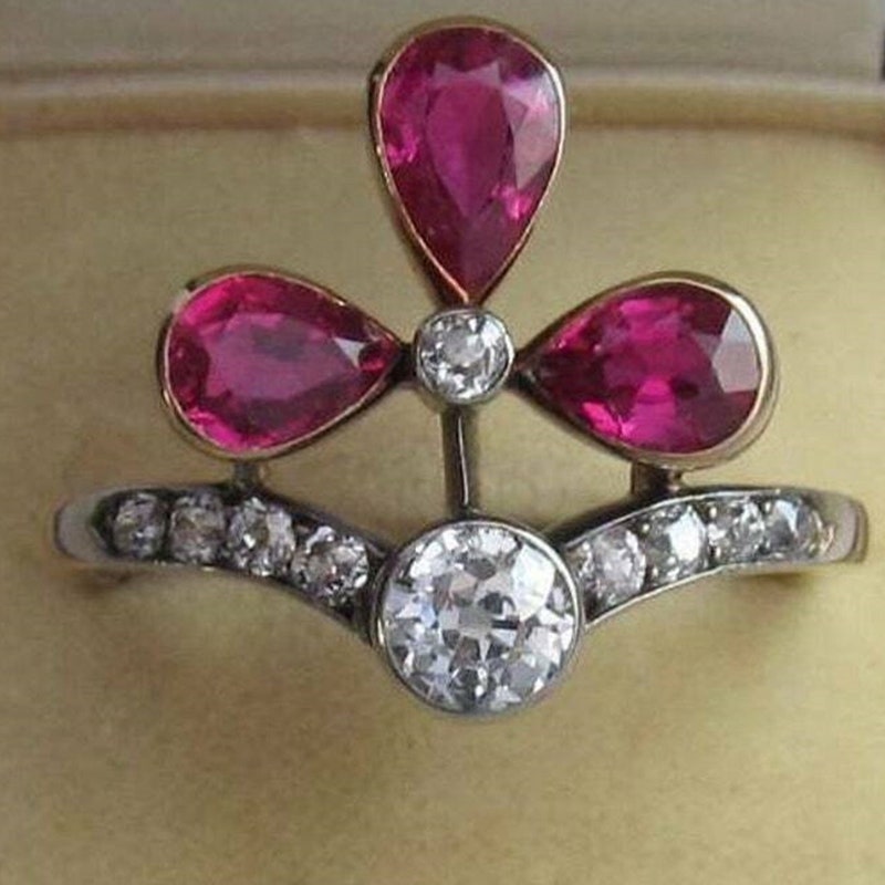 Bezel Set Ruby - Etsy