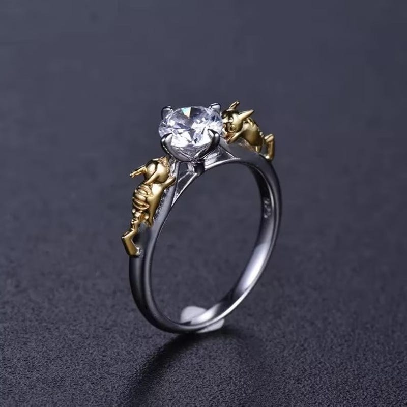 Pikachu Wedding Ring - Etsy