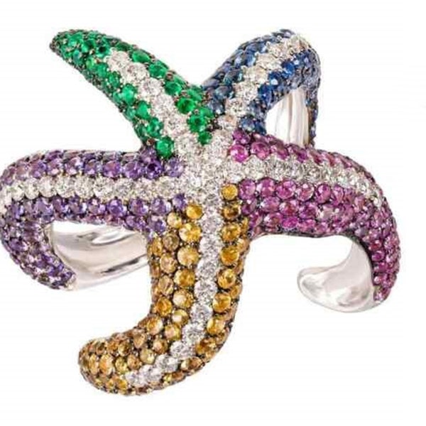 Starfish Ring - Etsy