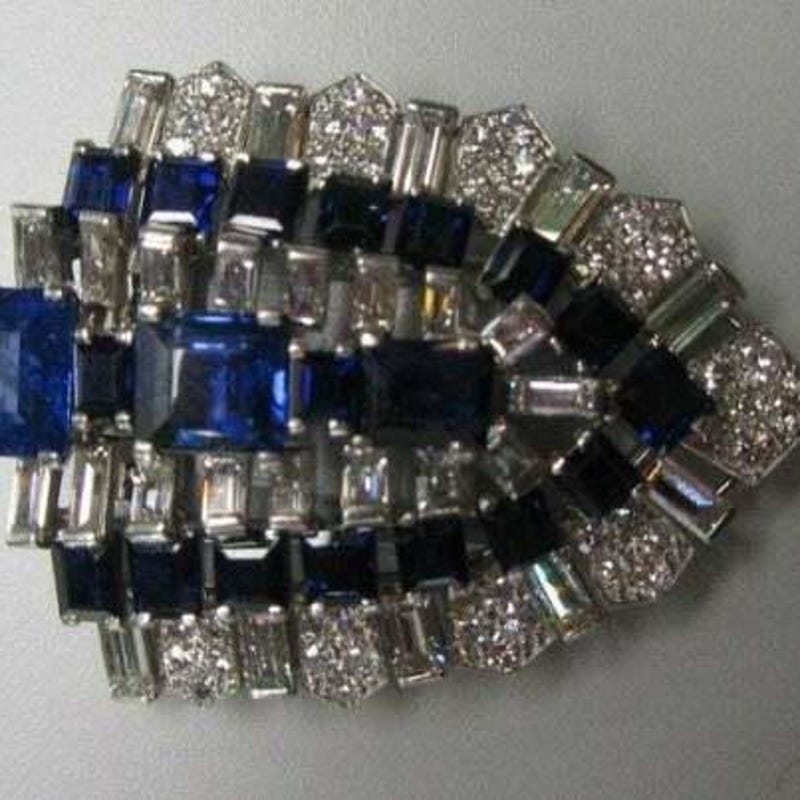 Gemstone Brooch - Etsy