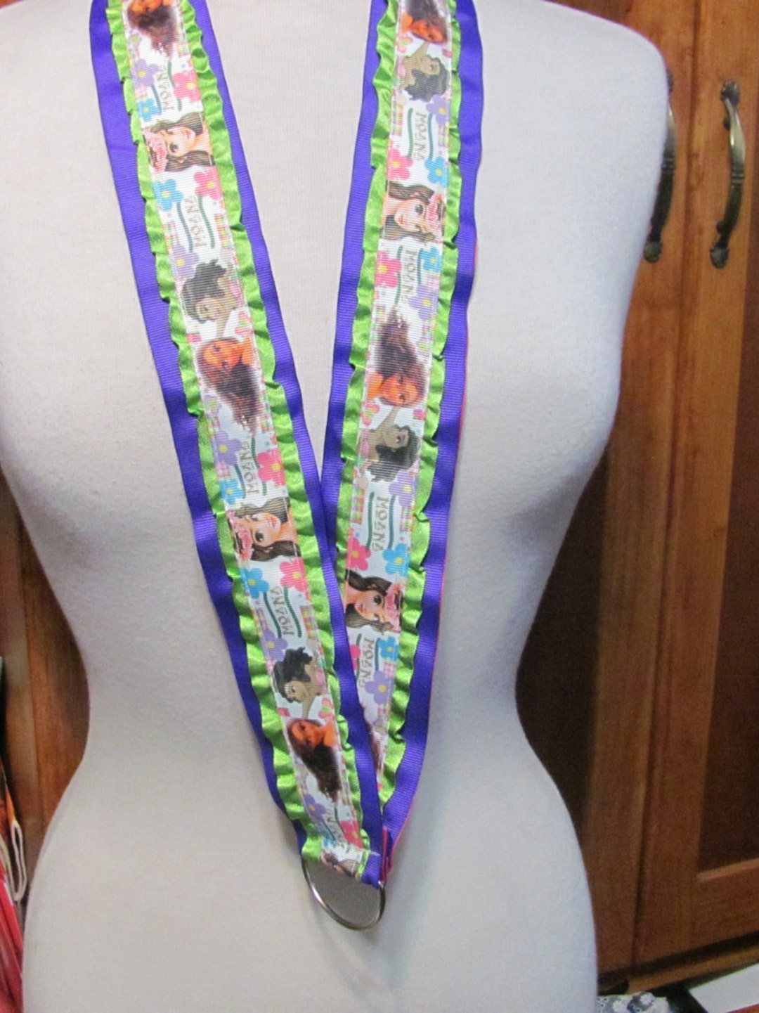 Disney Style Moana Fancy Ribbon Lanyard 22 - Etsy