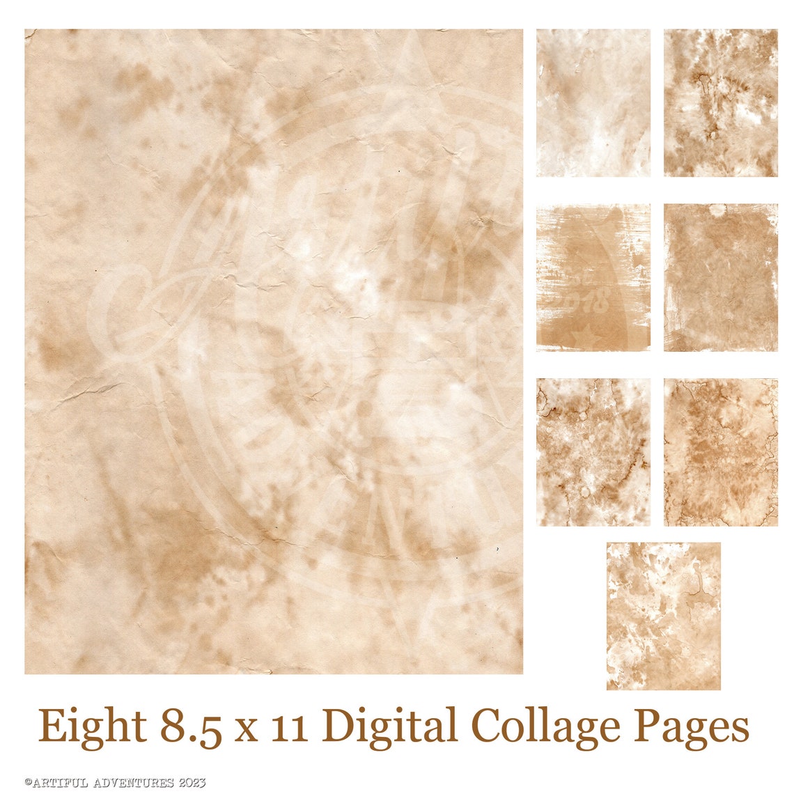 Coffee Dyed Paper - Etsy