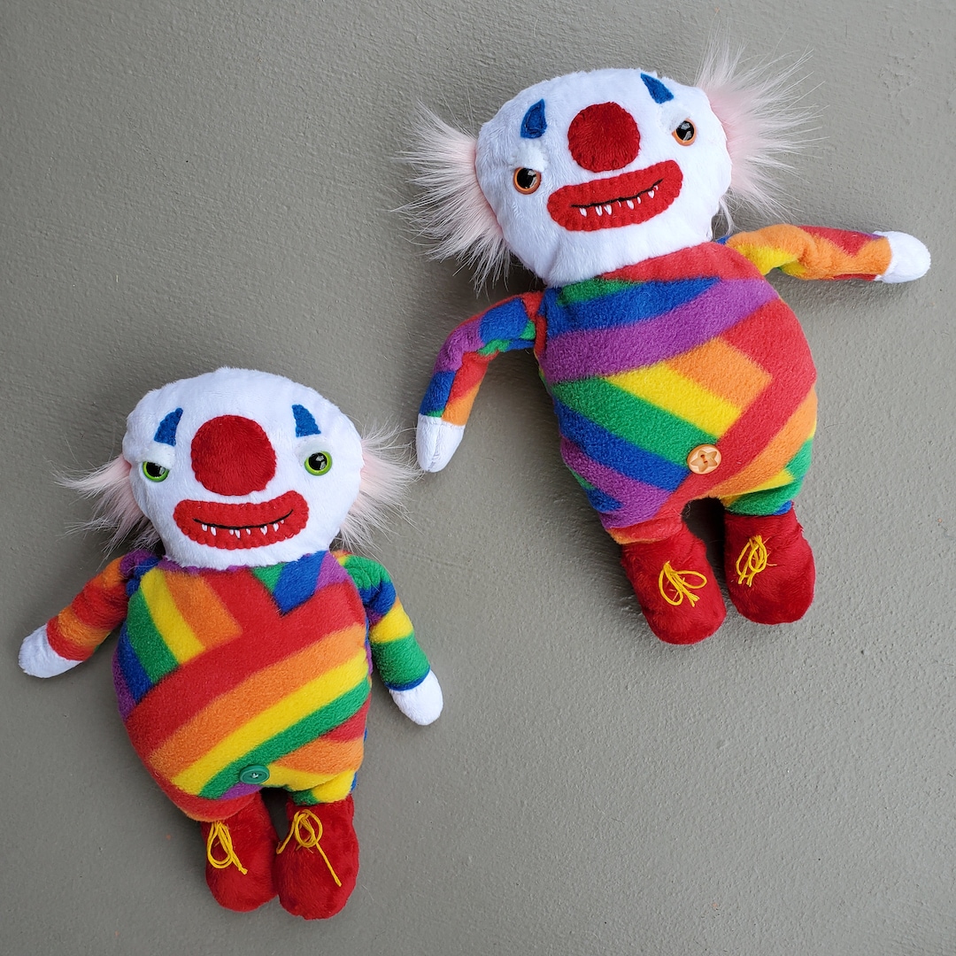 Evil Clown Plush Handmade Stuffed Animal - Etsy