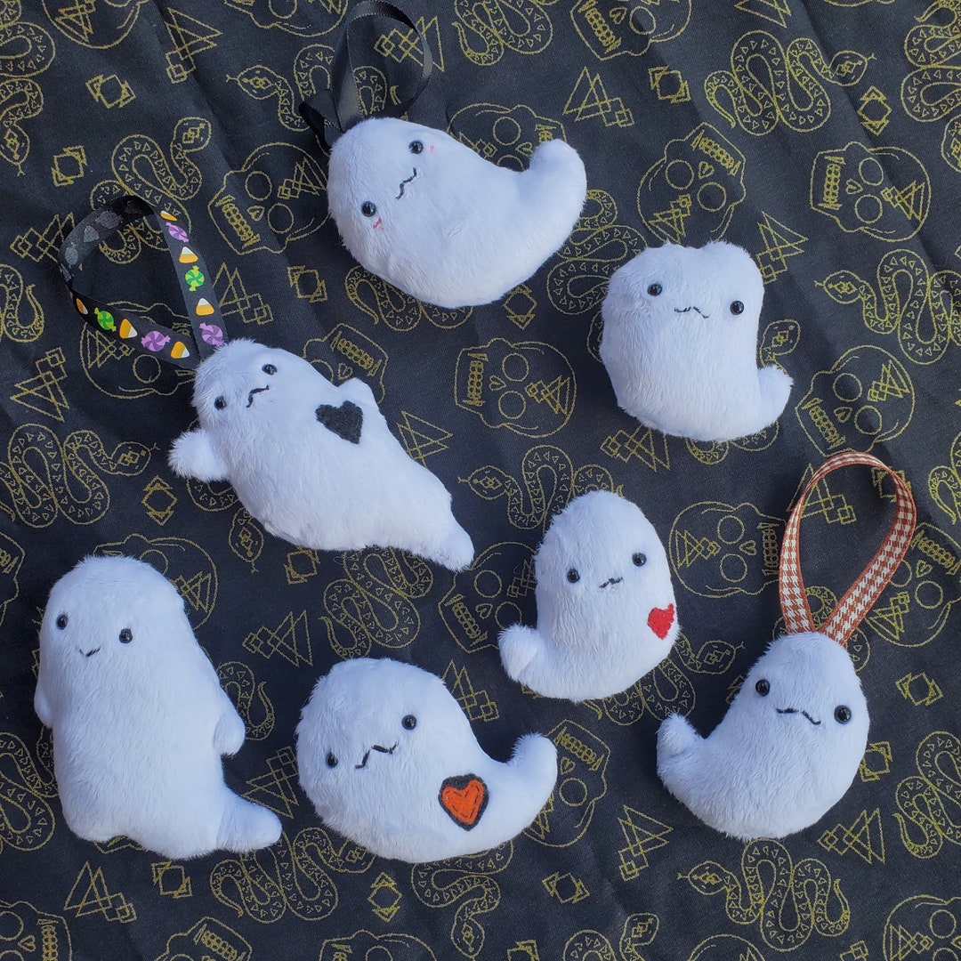 Mini Ghost Plush Handmade Stuffed Animal - Etsy