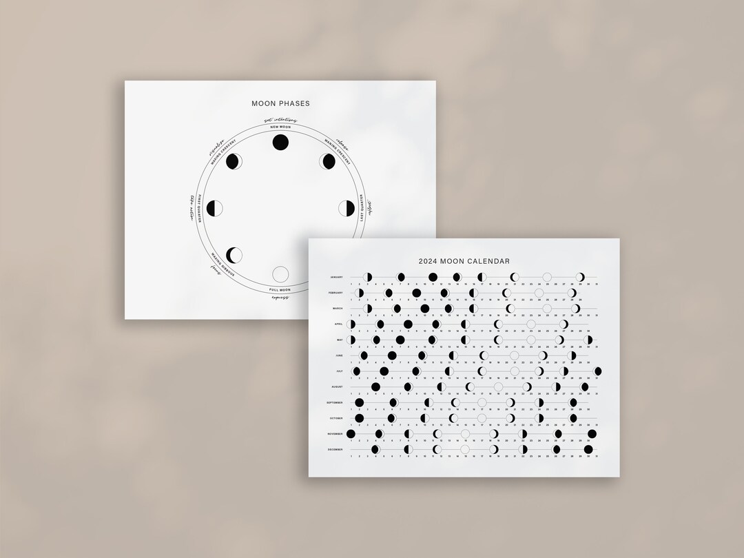 2024 Moon Tracking Bundle - Etsy