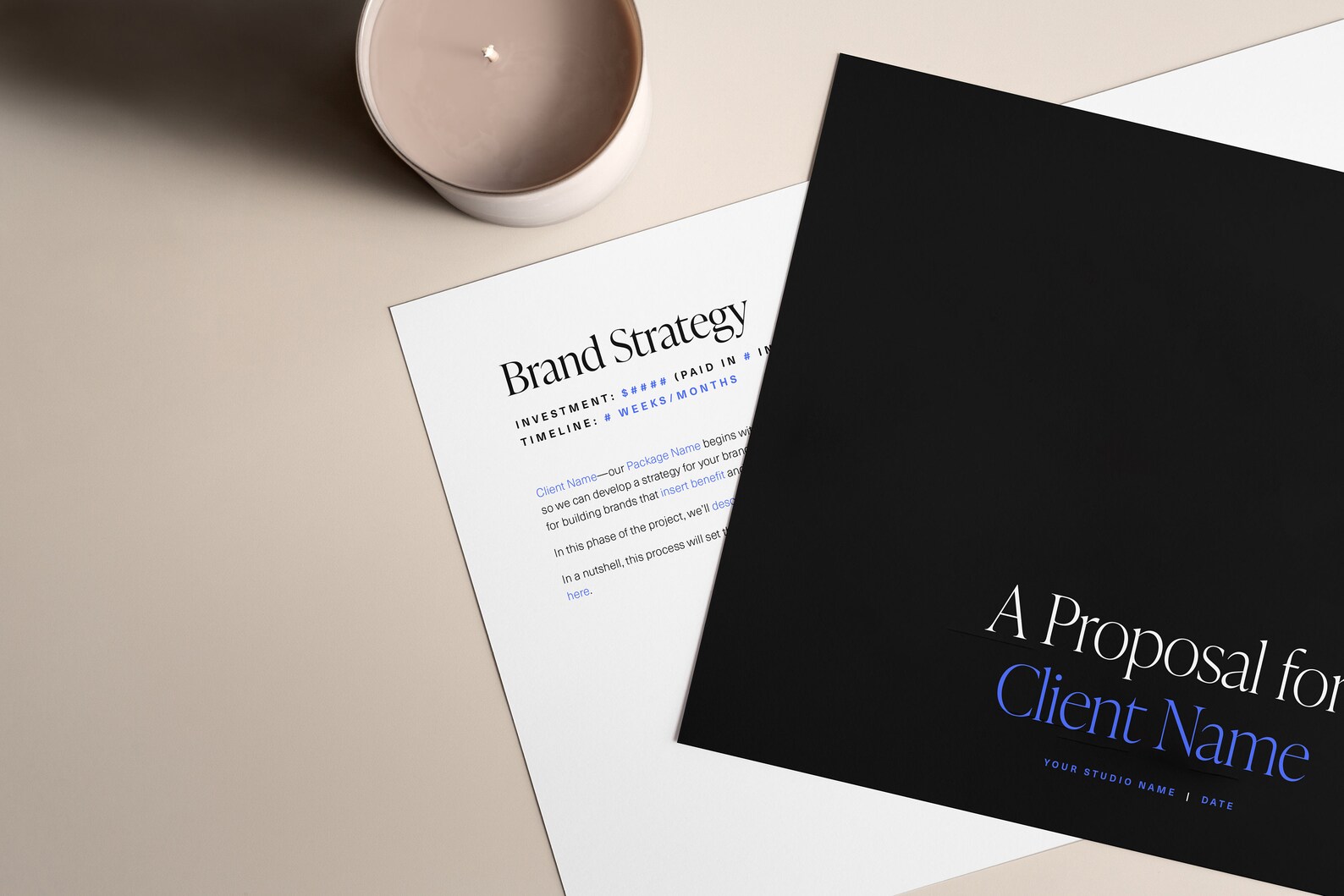 Project Proposal Template for Brand + Web Designers | Includes Done-for-you Copy and Email ...