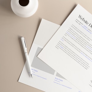 Project Proposal Template for Brand + Web Designers | Includes Done-for-you Copy and Email ...
