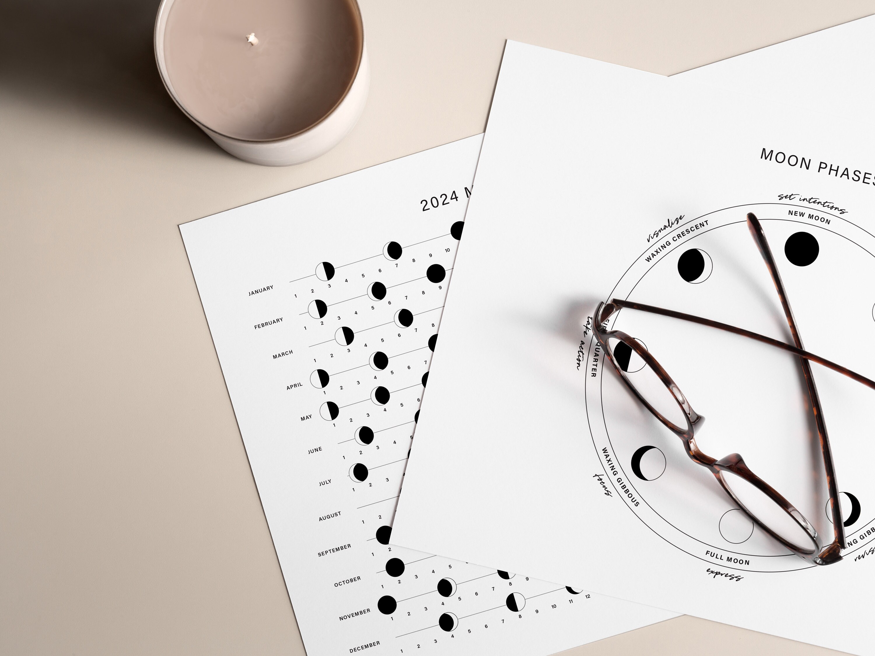 2024 Moon Tracking Bundle - Etsy