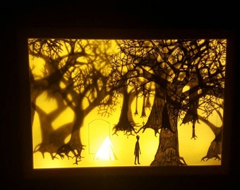 Shadow puppet | Etsy