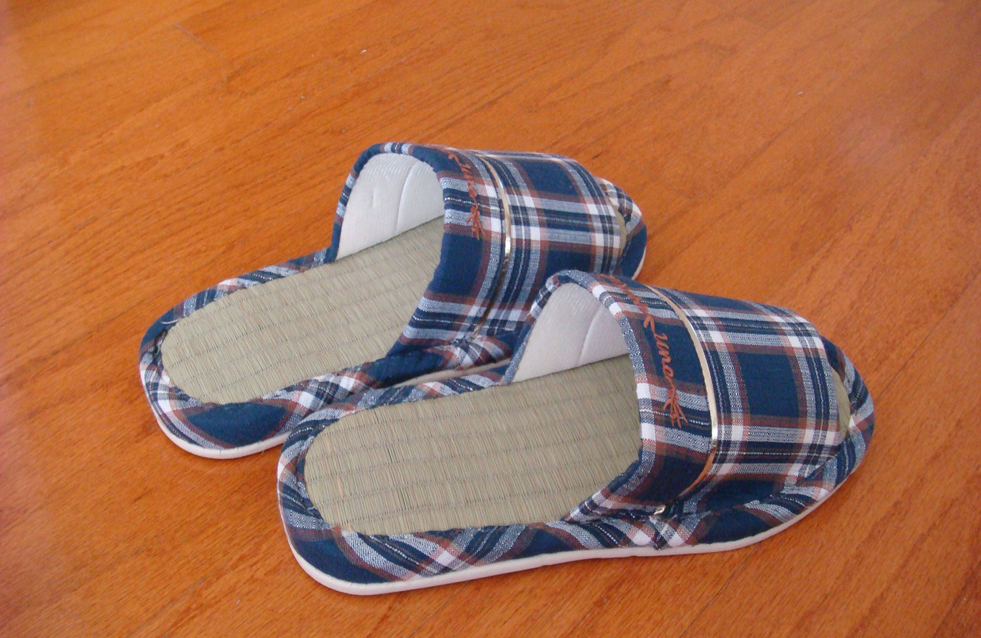 Japanese House Slippers Wide Width Natural Tatami for Men - Etsy