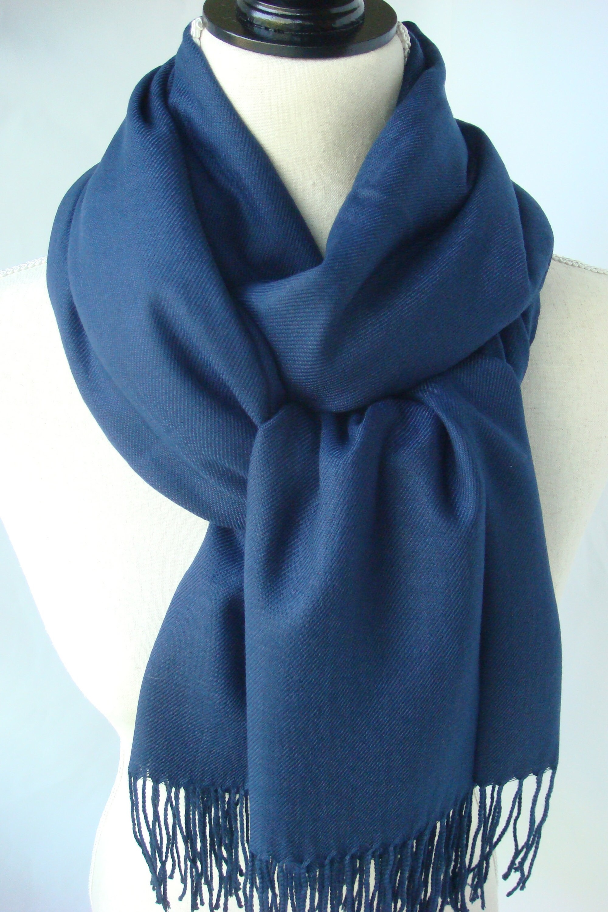 Extra Long Extra Soft Solid Color Cashmere Feel Winter Fashion Scarf 78 ...