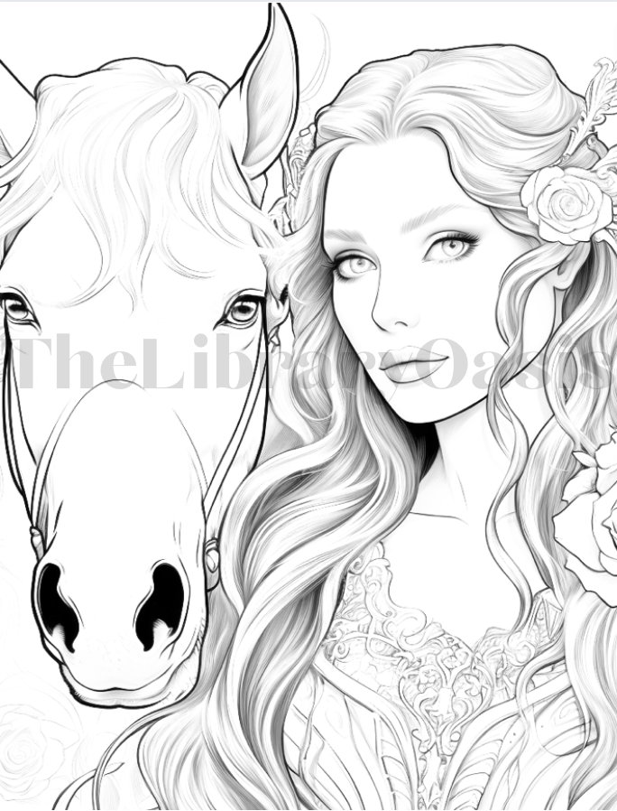 15 Women Spirit Animal Coloring Pages / Printable PDF / Instant ...