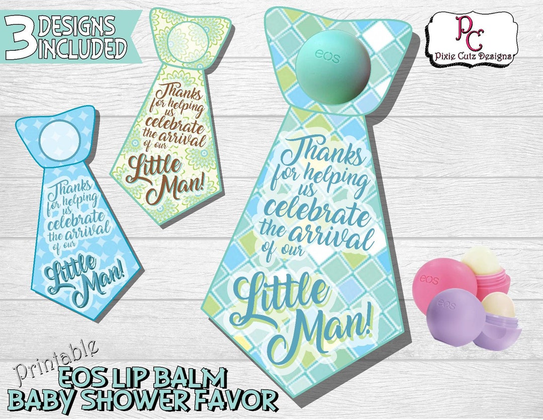 EOS Baby Shower Favor; EOS Shower Favor; Baby Boy Shower Favor; Boy Eos ...
