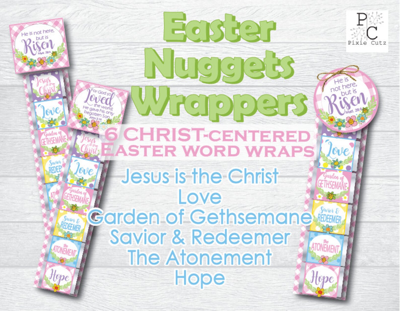 Easter Hershey Nuggets Wrappers; Easter Chocolate Gift; Easter Gift for ...