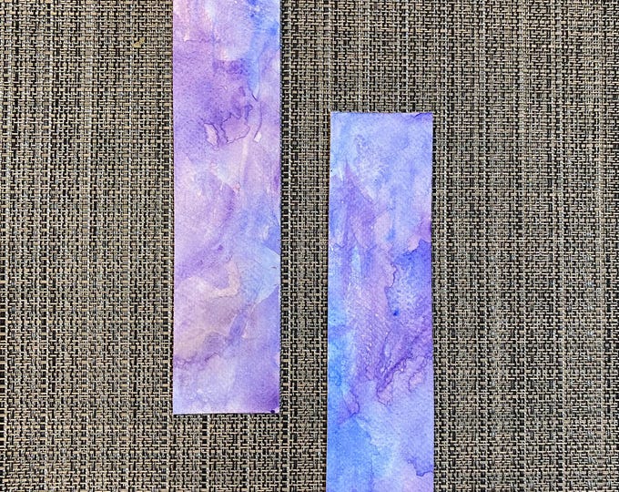 Watercolor Bookmark | Bookmark Forest | Bookmark With Tassel | Handmade ...