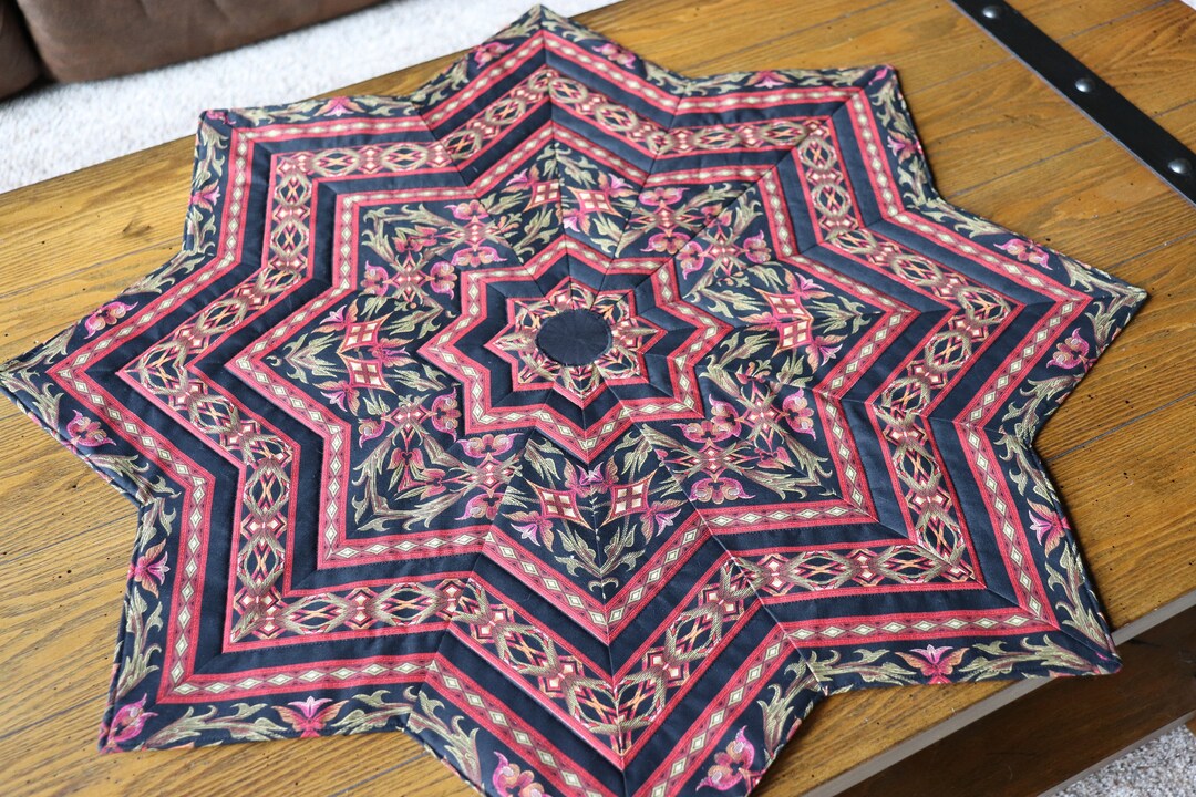 Dramatic Star Topper Extra-large Star Shaped Table Topper Beautiful ...