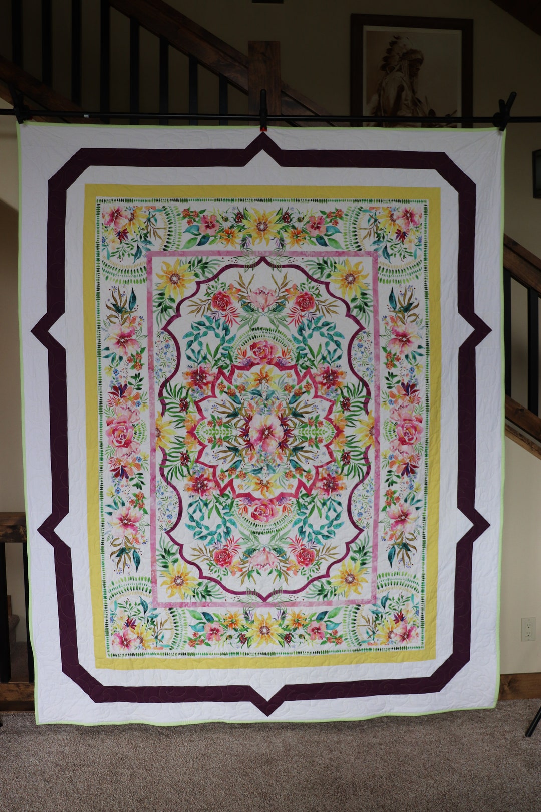 Superbloom - Handmade Quilt, Queen Size - 80" by 100" - Etsy