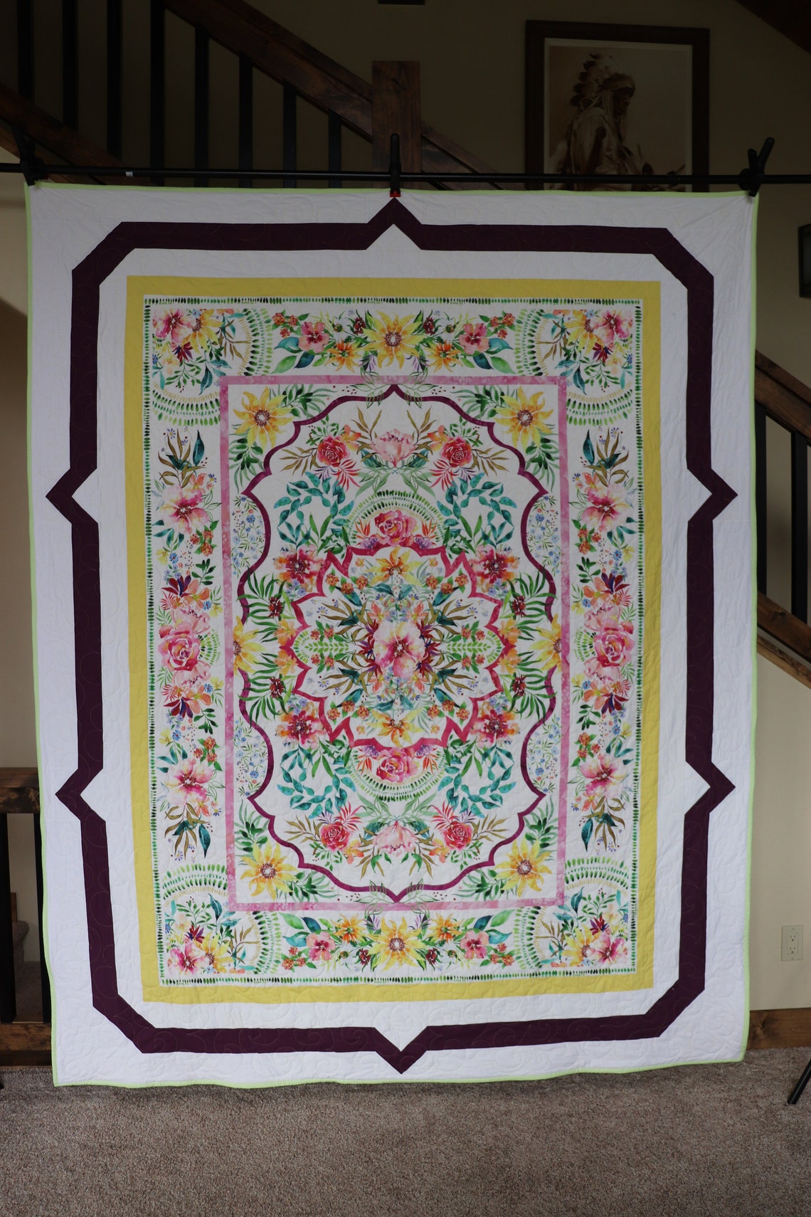 Superbloom - Handmade Quilt, Queen Size - 80" by 100" - Etsy