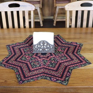 Dramatic Star Topper Extra-large Star Shaped Table Topper Beautiful ...
