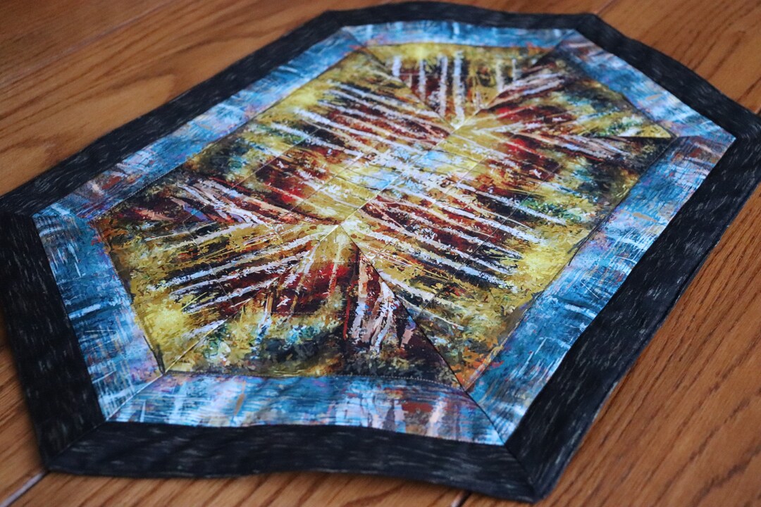 Fall Beauty! Oblong Table Topper - Aspen Reflections - 16" X 25 ...