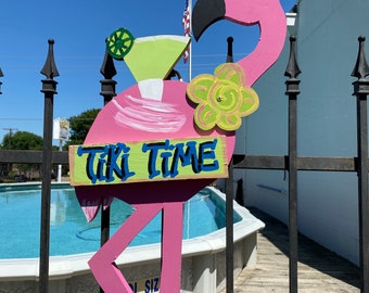 Tiki Time Sign - Etsy