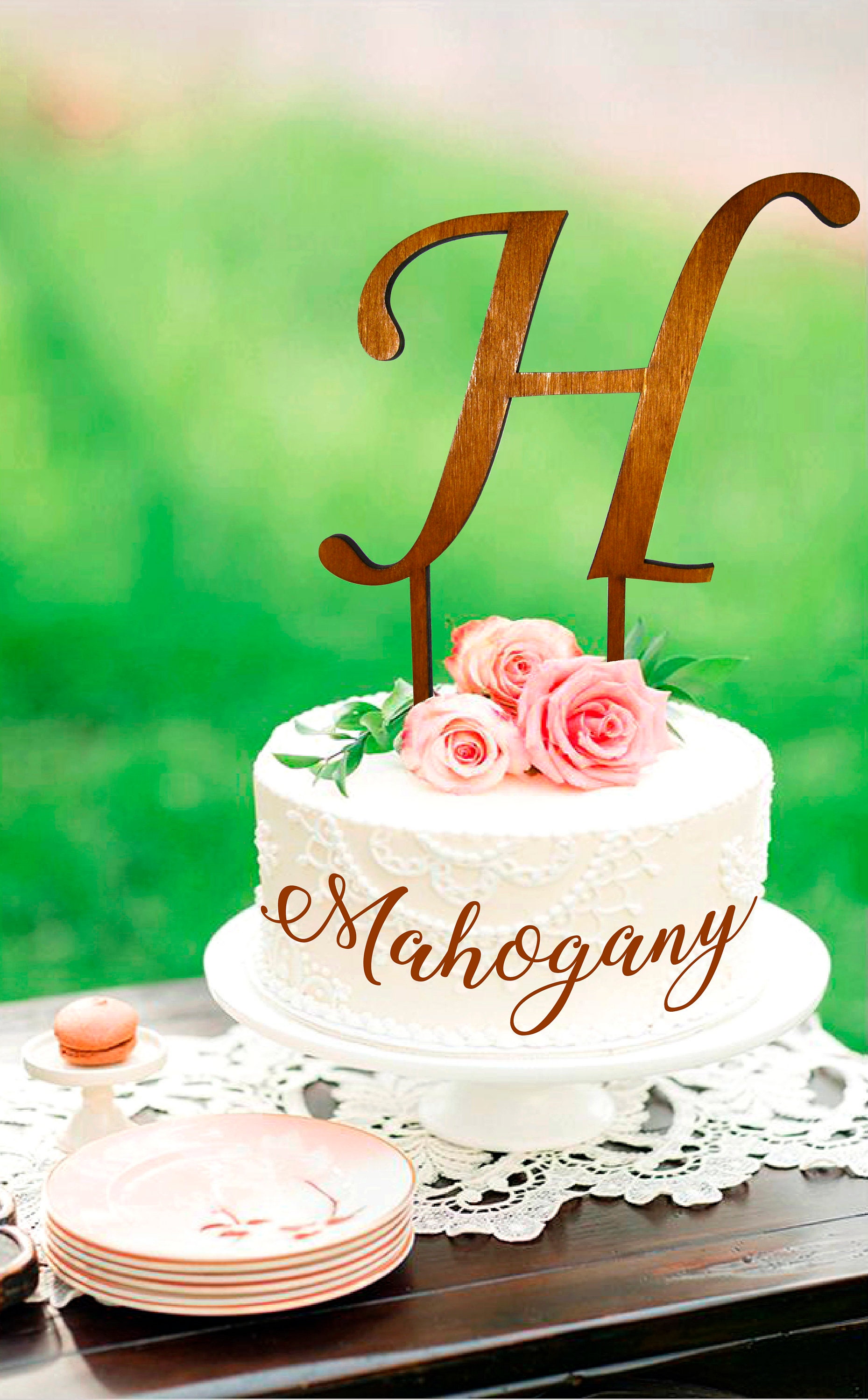 Wedding Cake Topper H Cake Topper Cake Toppers for Wedding | Etsy