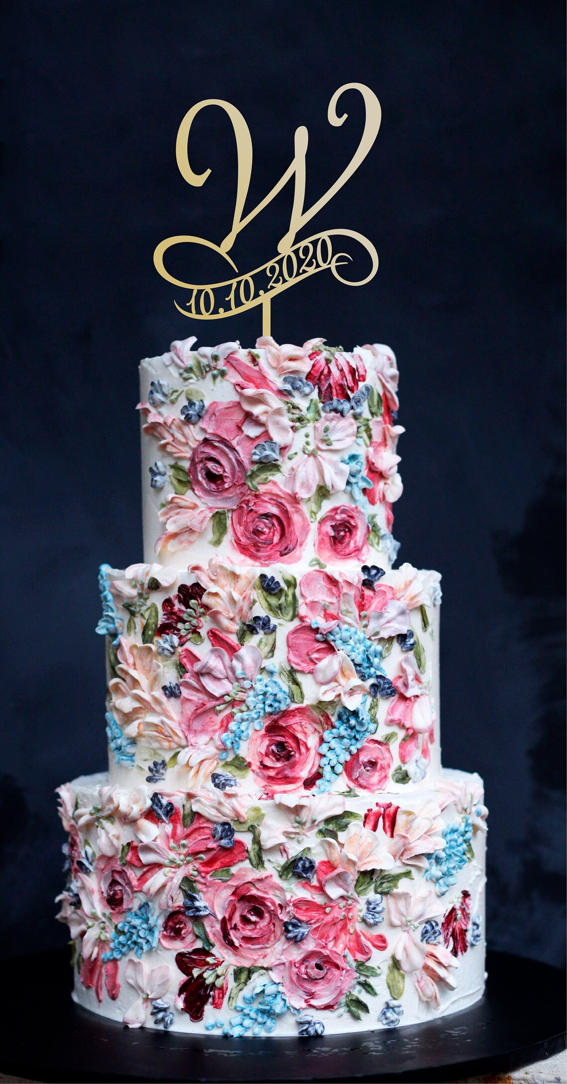 L cake topper wedding cake topper cake toppers for wedding | Etsy