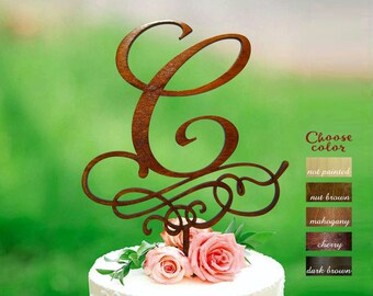 Letter C Cake Topper | Etsy