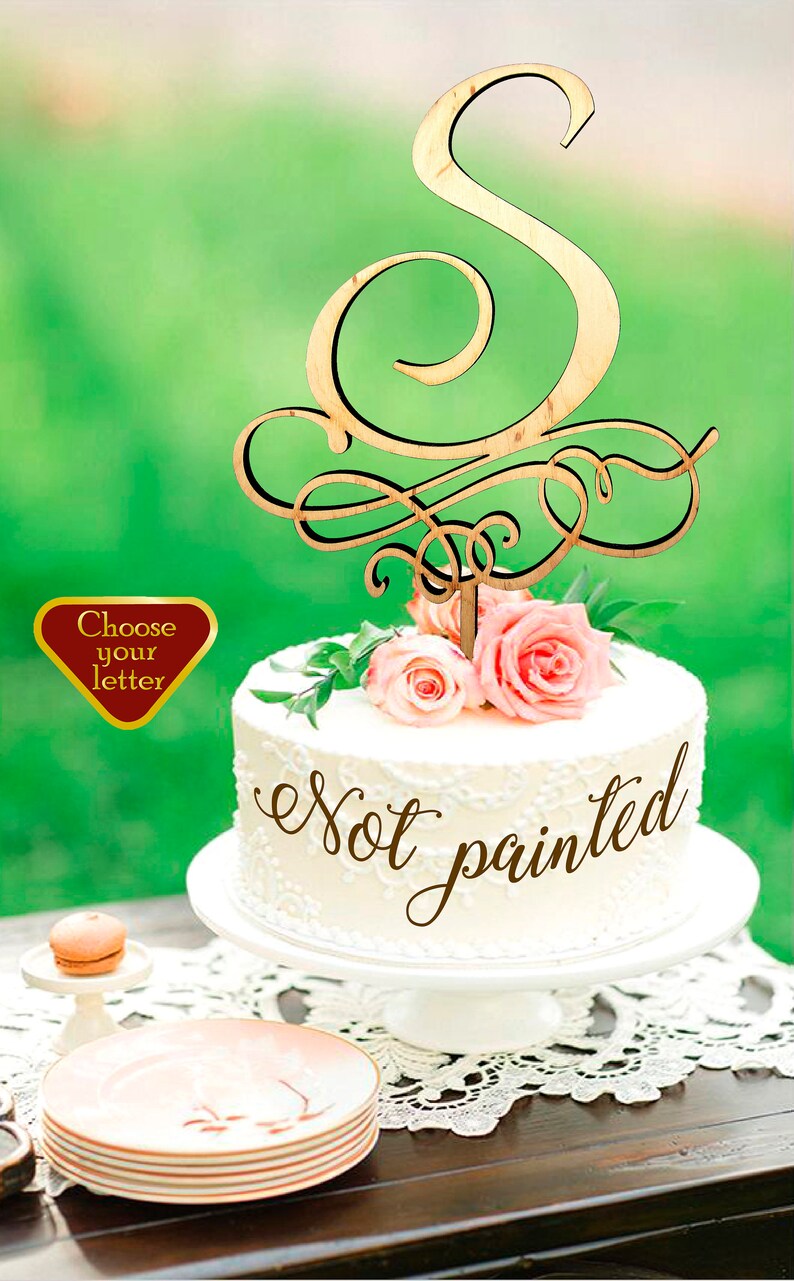 S Cake Topper Wedding Cake Topper Wedding Cake Topper | Etsy