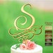 S Cake Topper Wedding Cake Topper Cake Toppers for Wedding - Etsy