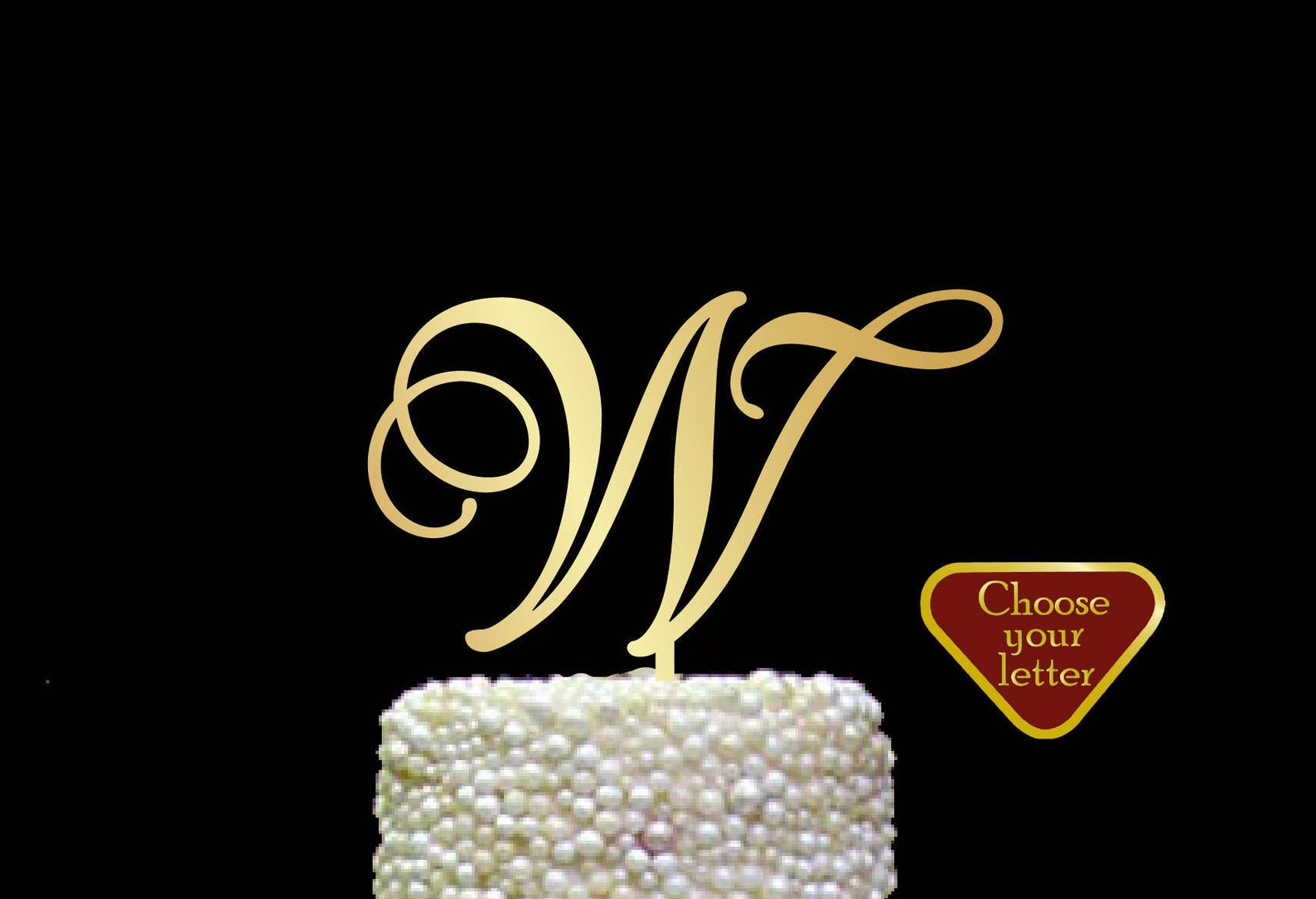 Letter W Cake Topper Cake Topper Wedding Rustic Cake Topper - Etsy