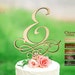 E Cake Topper Wedding Cake Topper Cake Topper for Wedding - Etsy