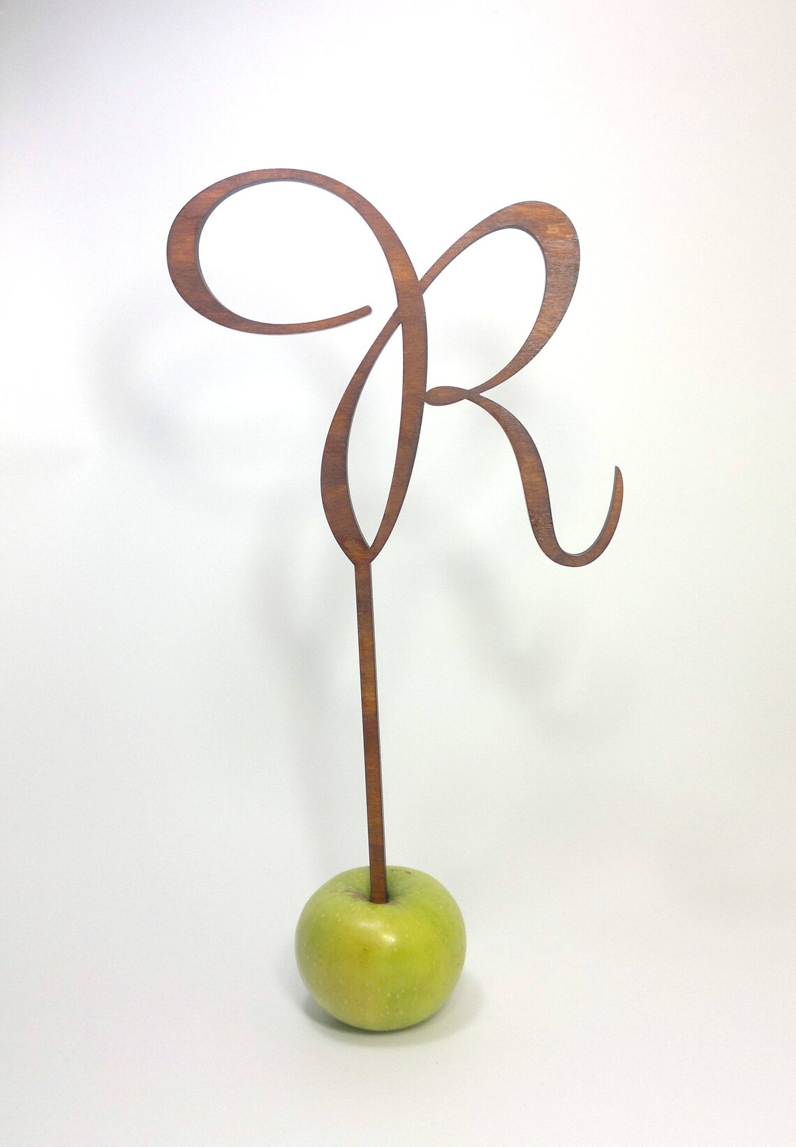 R Cake Topper Cake Topper for Wedding Initial Cake Topper - Etsy