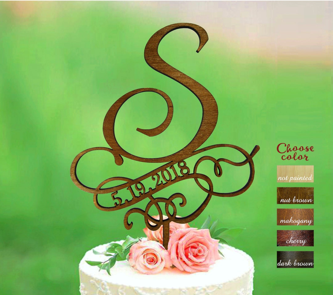 S Cake Topper Wedding Cake Topper Cake Toppers for Wedding - Etsy