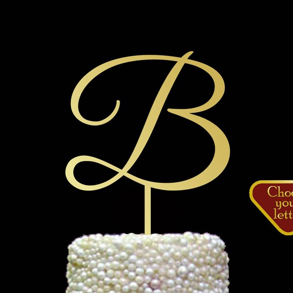 B Cake Toppers - Etsy