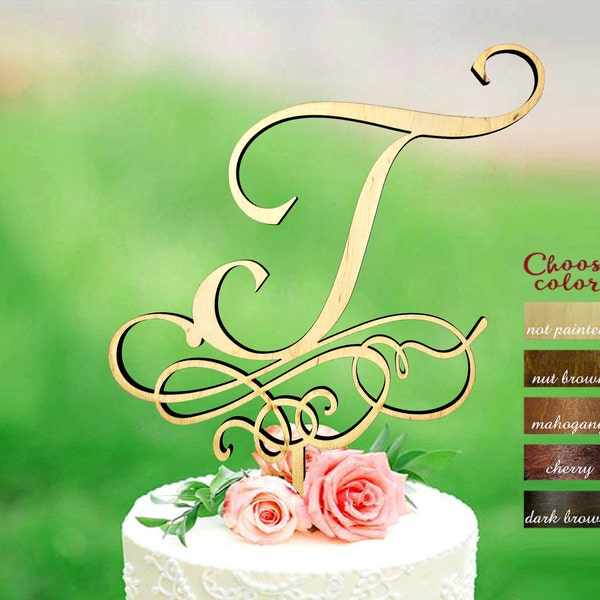 Monogram Letter T - Etsy