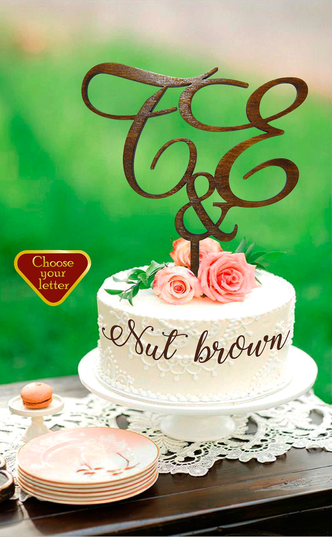 Letter T Cake Topper Letter a Cake Topper Wedding Cake - Etsy