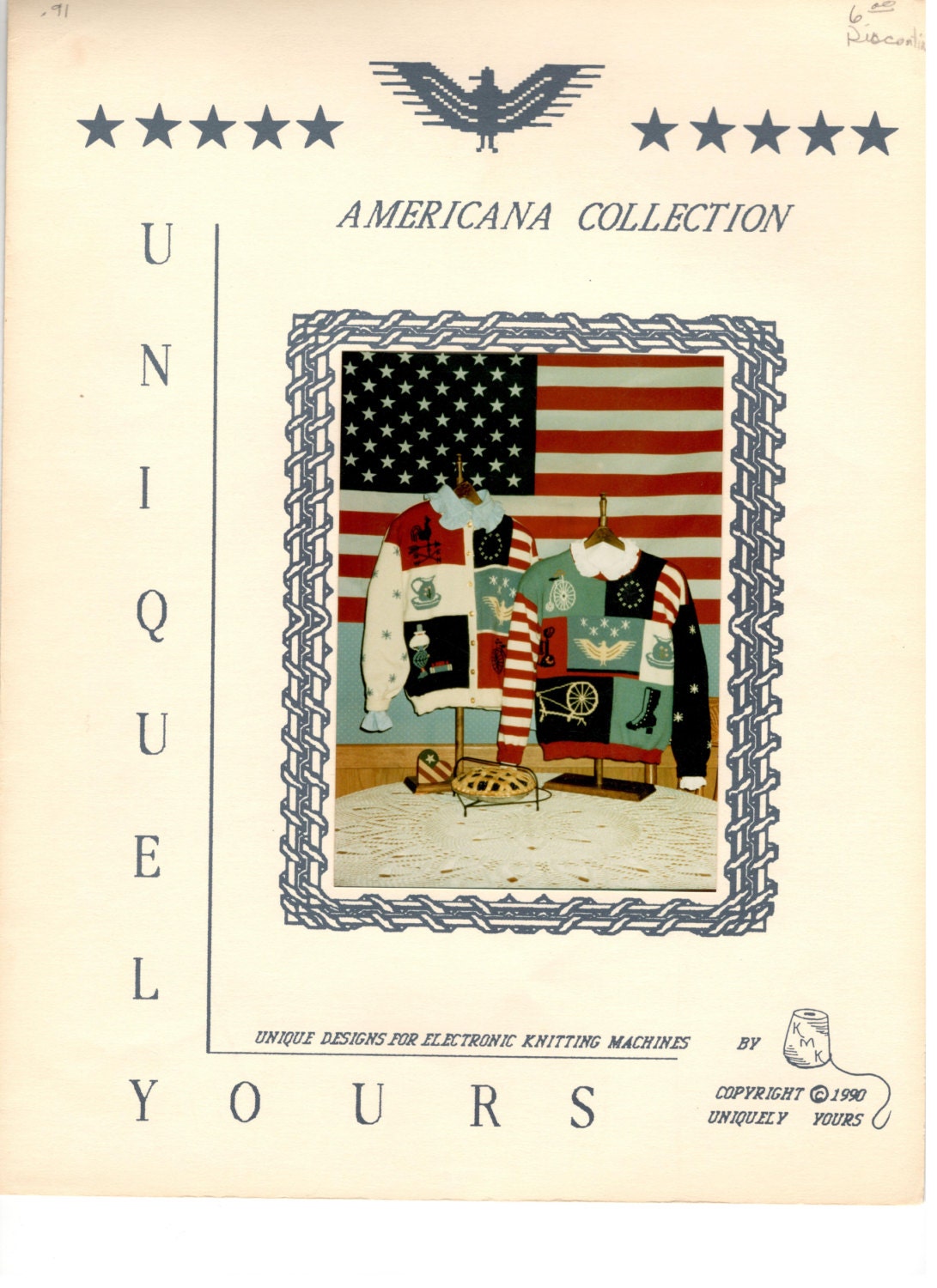 Knitting Machine Graphics Patterns by Uniquely Yours "americana ...