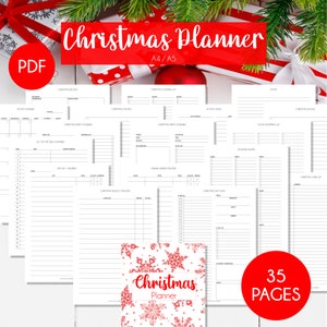 Christmas Planner Printable Holiday Planner Gift Budget Planner ...
