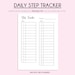 Step Tracker Printable Monthly Step Challenge Digital - Etsy