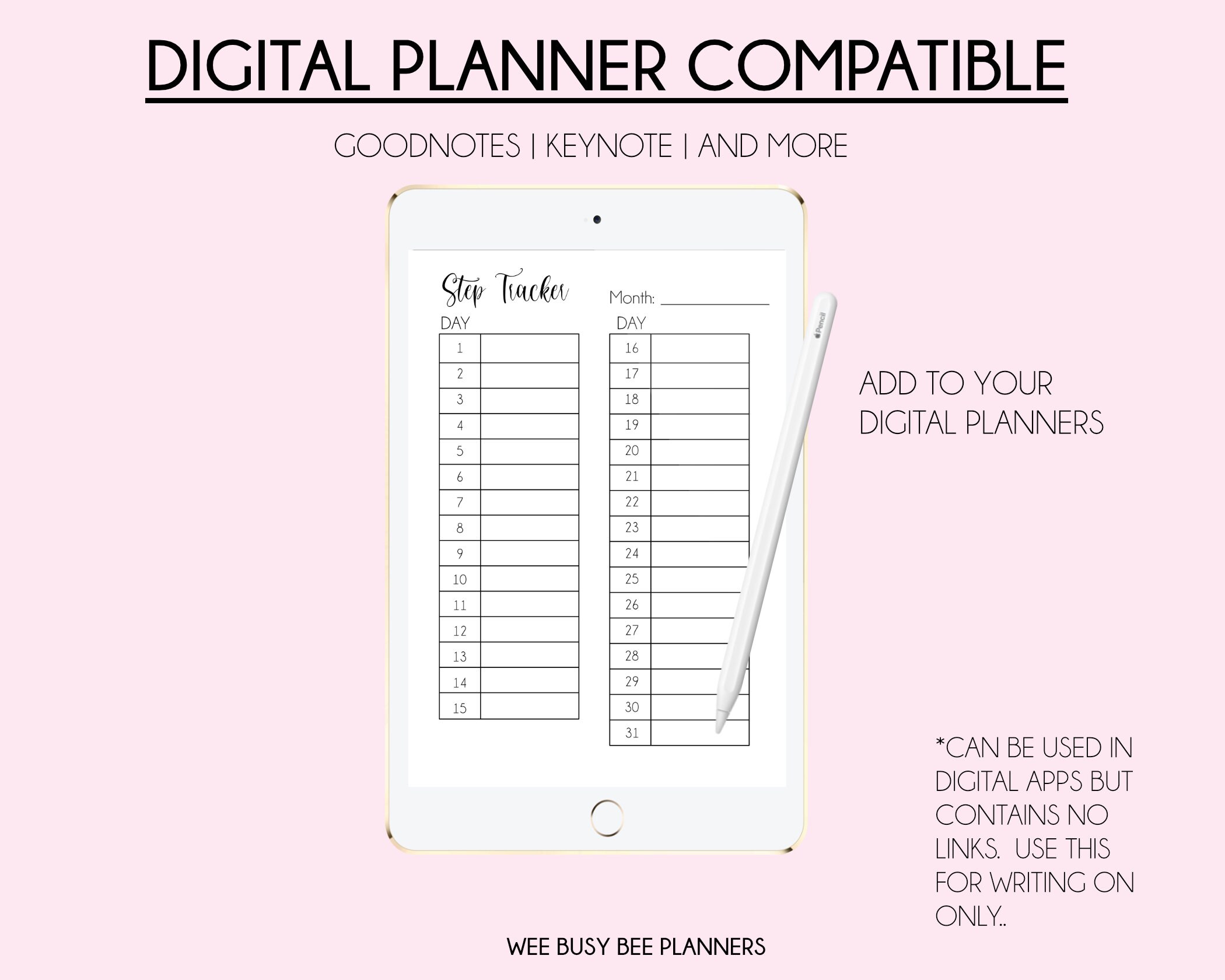 Step Tracker Printable Monthly Step Challenge Digital - Etsy