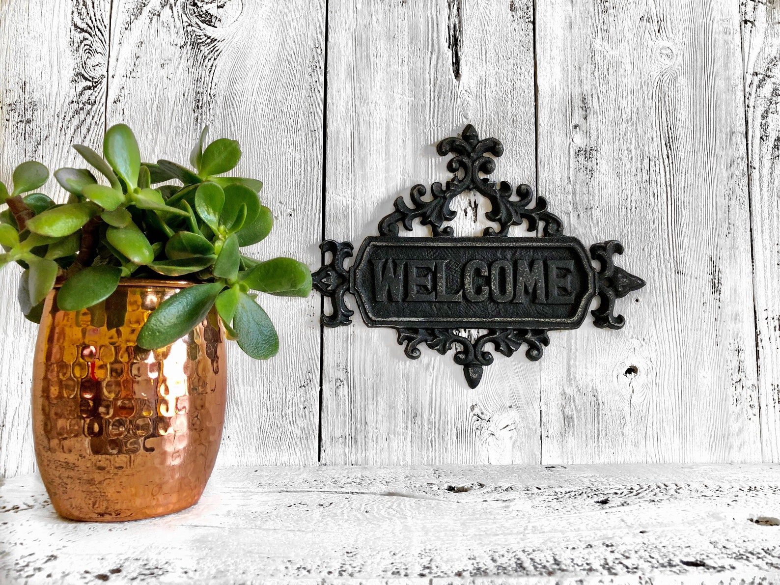 Cast Iron Welcome Sign Welcome Doorway Sign Welcome Entry - Etsy