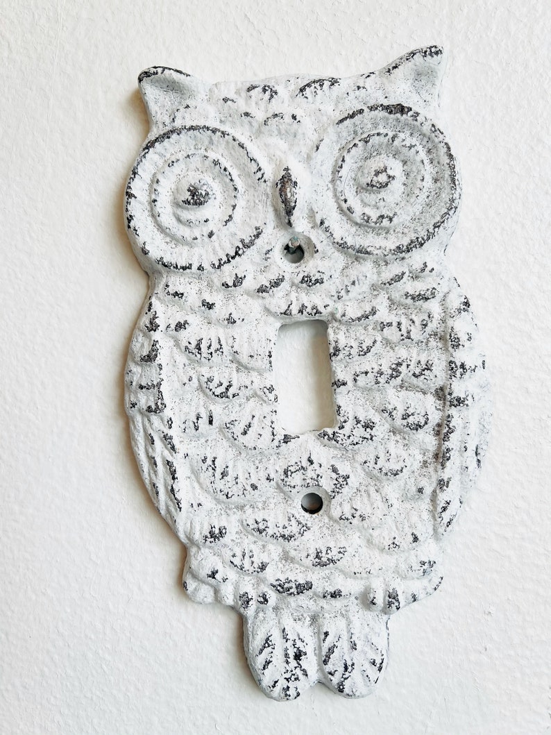 Owl Cast Iron Decorative Single Light Switch - Etsy