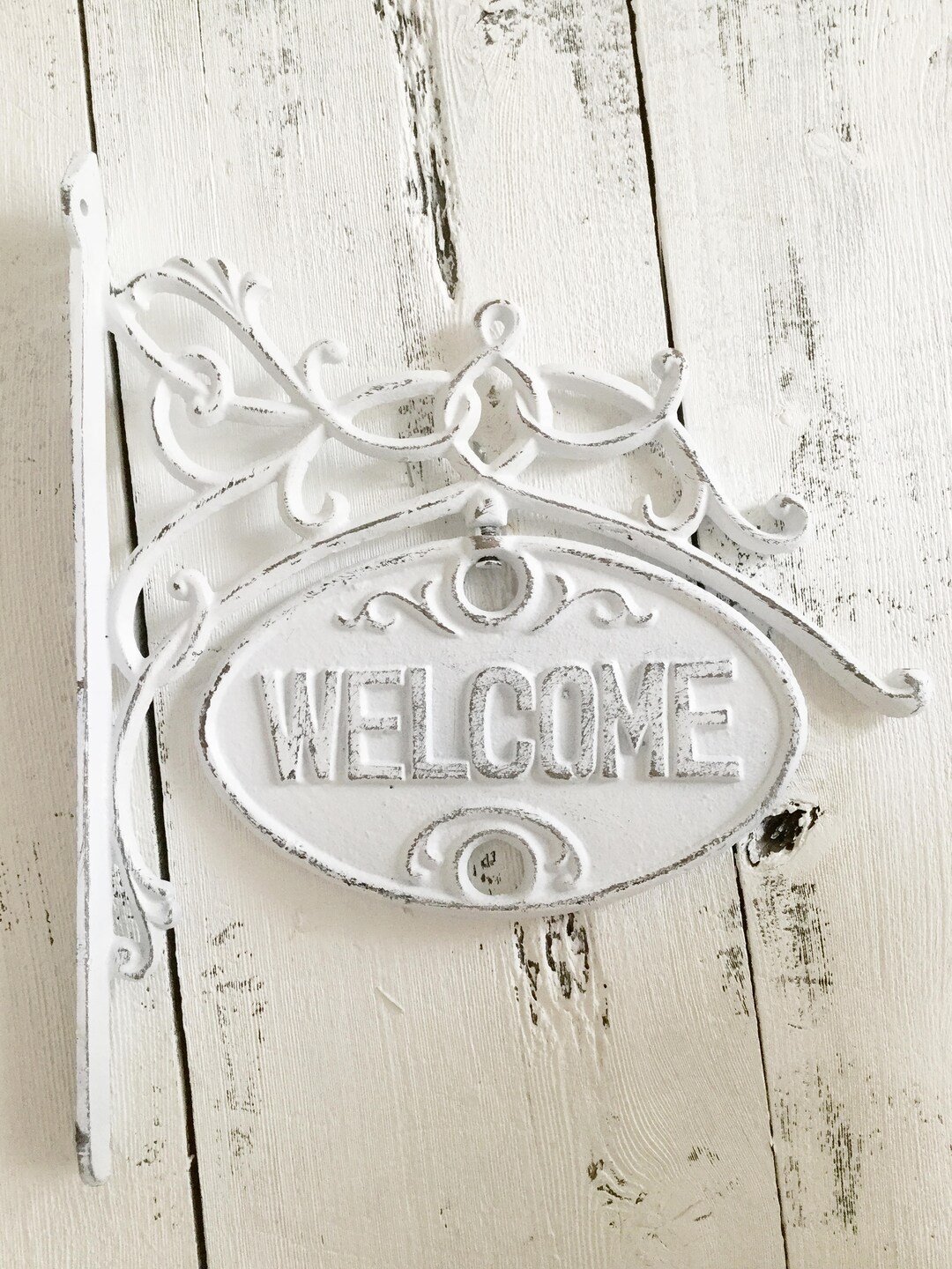 Cast Iron Welcome Goodbye Sign, Welcome Doorway Sign, Welcome Entry ...