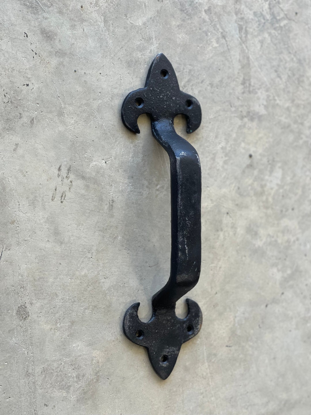 Large Fleur De Lis Barn Pulls Handles Gate Handle Farmhouse Handles ...