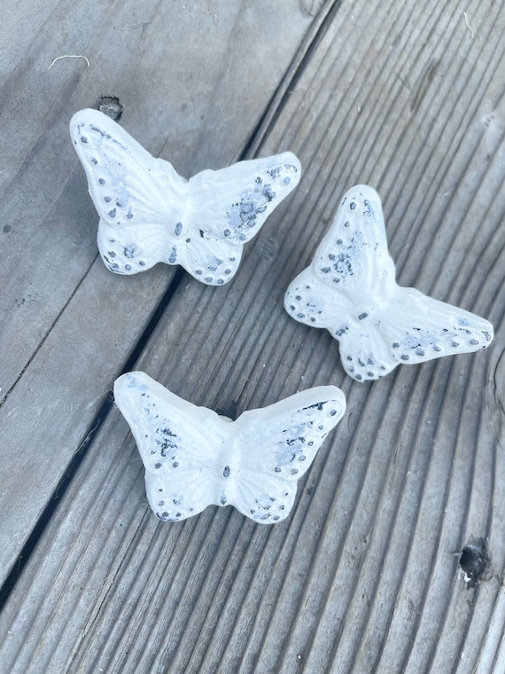 Butterfly Knobs Vintage Style Kitchen Cabinet Knobs - Etsy