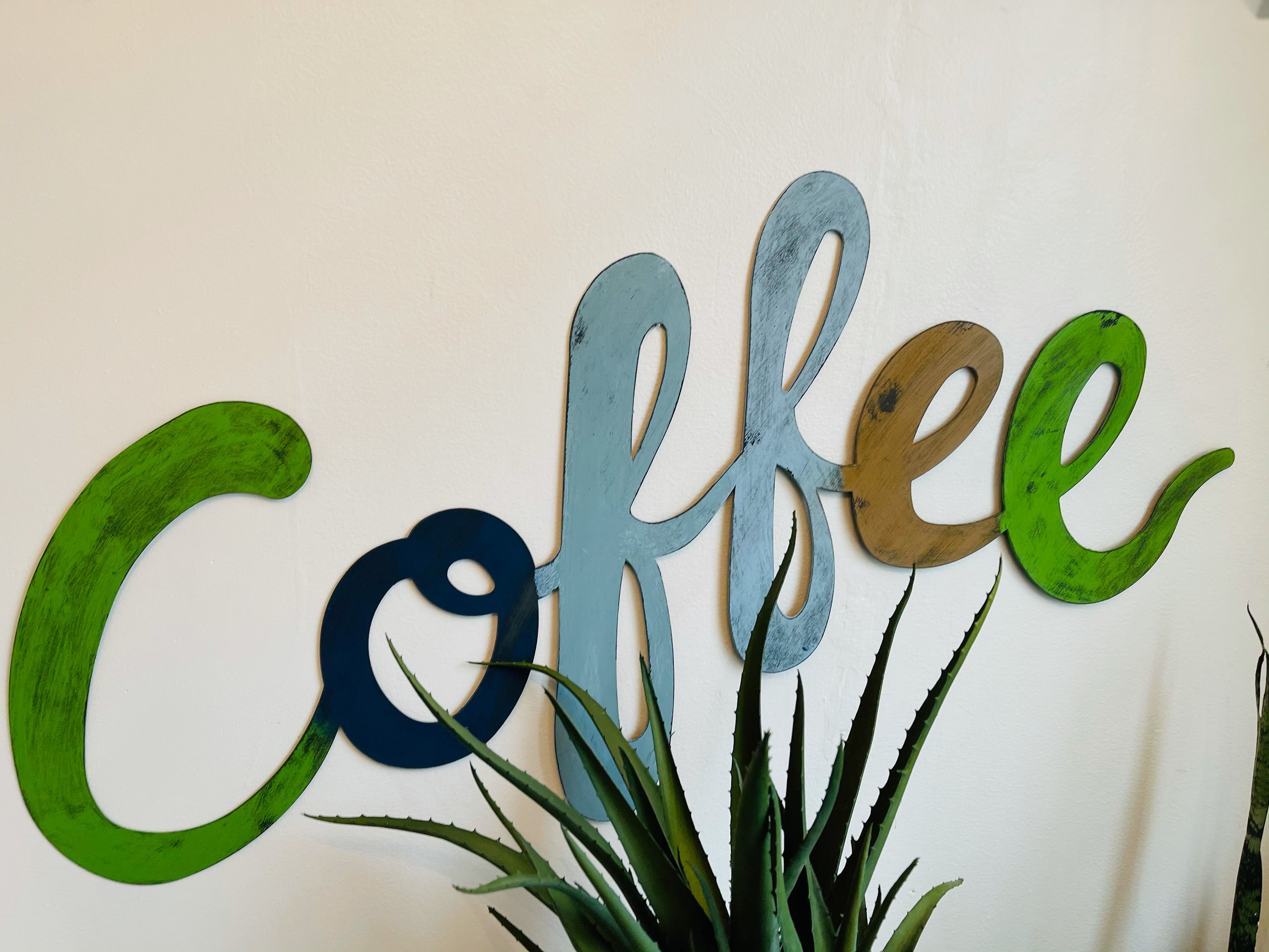 Large Coffee Sign Coffee Bar Logo Barrista Cup of Joe Sign | Etsy